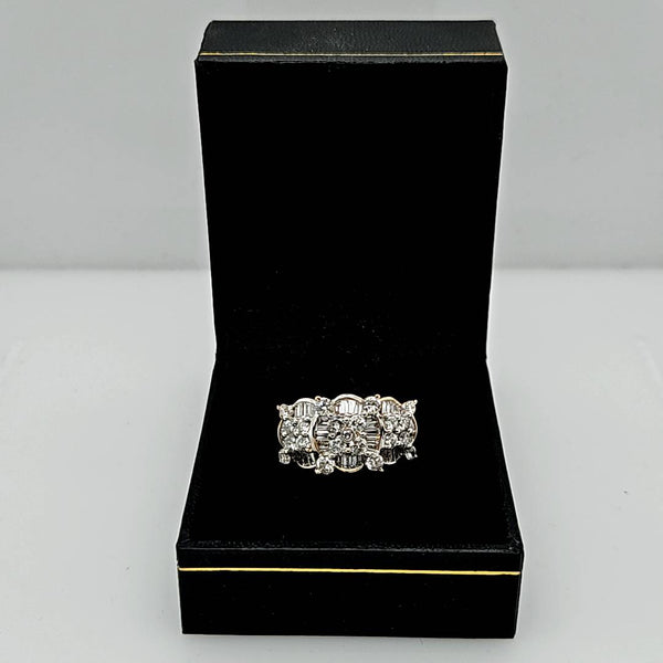 18K Yellow Gold & Diamond Ring-Estate - GREAT AMERICAN JEWELRY ONLINE